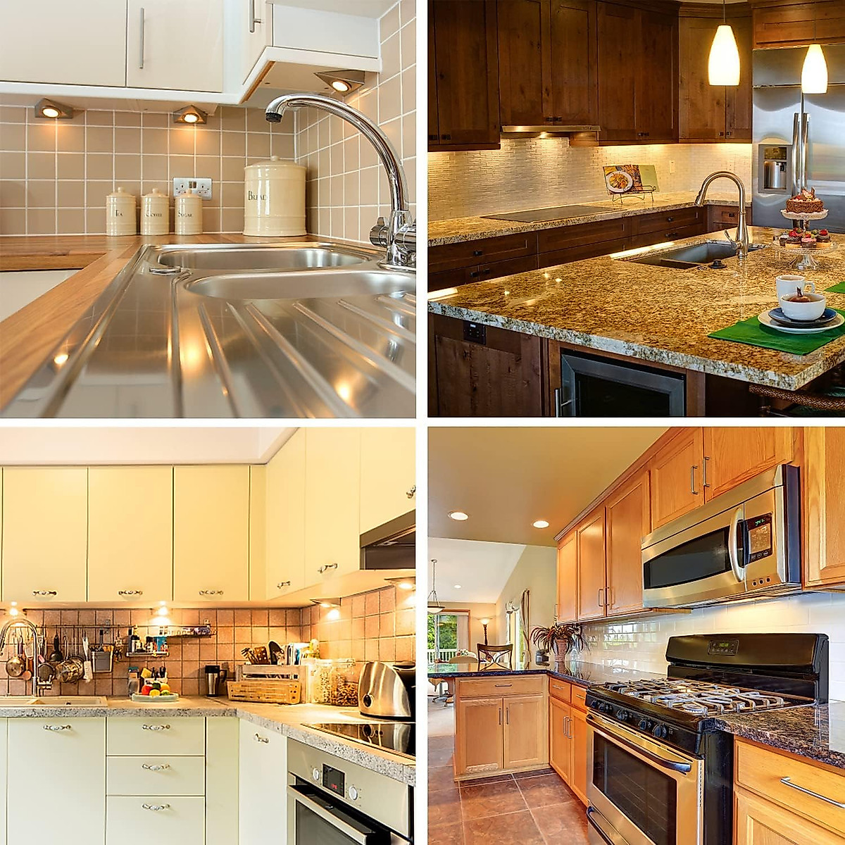 YKWCW G8 LED Bulb, 3W Equivalent to 20W-25W Halogen Bulb, T4 JCD Type Bi-Pin G8 Base, 120V Puck Light Bulbs for Under Cabinet Light, Under Counter Kitchen Lighting, 3000K Warm White （5 Pack）