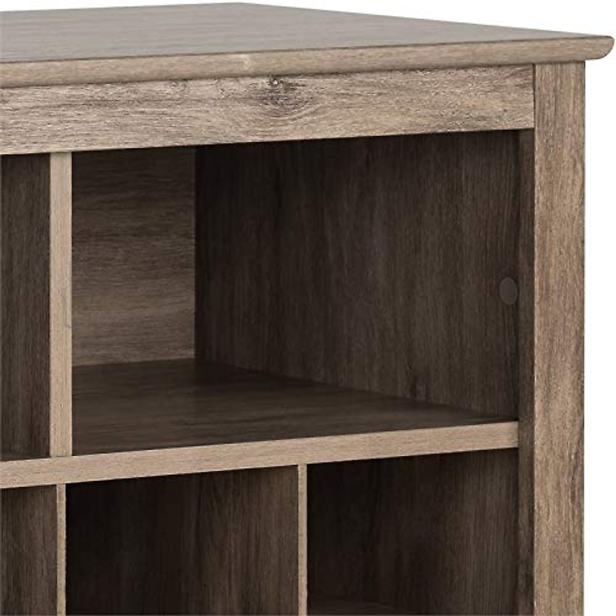 60 inch Shoe Cubby Console, Drifted Gray