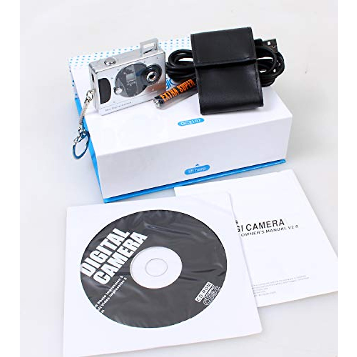 DigiCliq Digital Camera Mini Keychain DC2107. Great for a Fun Gift