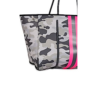 Haute Shore - Greyson Cairo Neoprene Tote Bag w/Zipper Wristlet Inside, One_Size