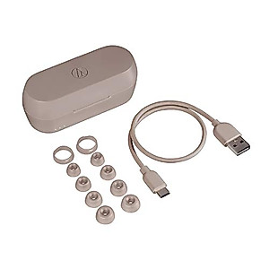 Audio-Technica ATH-CKS5TWKH Solid Bass Wireless in-Ear Headphones, Khaki