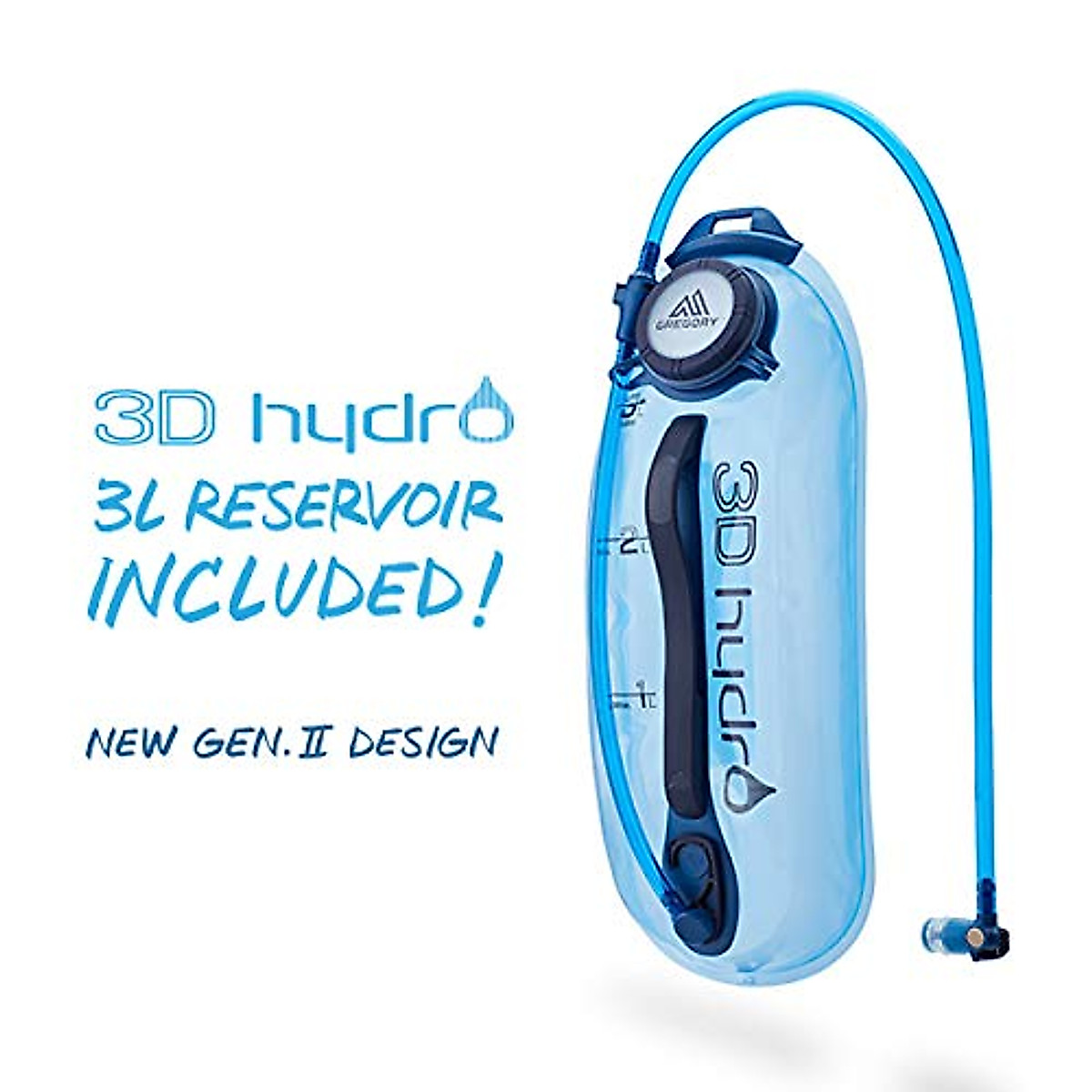 Gregory Mountain Products Men's Citro 30 H2O Hydration Backpack , Twilight Blue