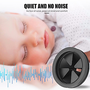 Garbage Disposal Splash Guards, 2-Pack 3 1/8" Sink Baffle Food Waste Disposer Drain Splash Guard Collar Quiet Collar Cover EPDM Rubber Drain Plugs Insert Parts for Waste King, Whirlaway, GE Disposer