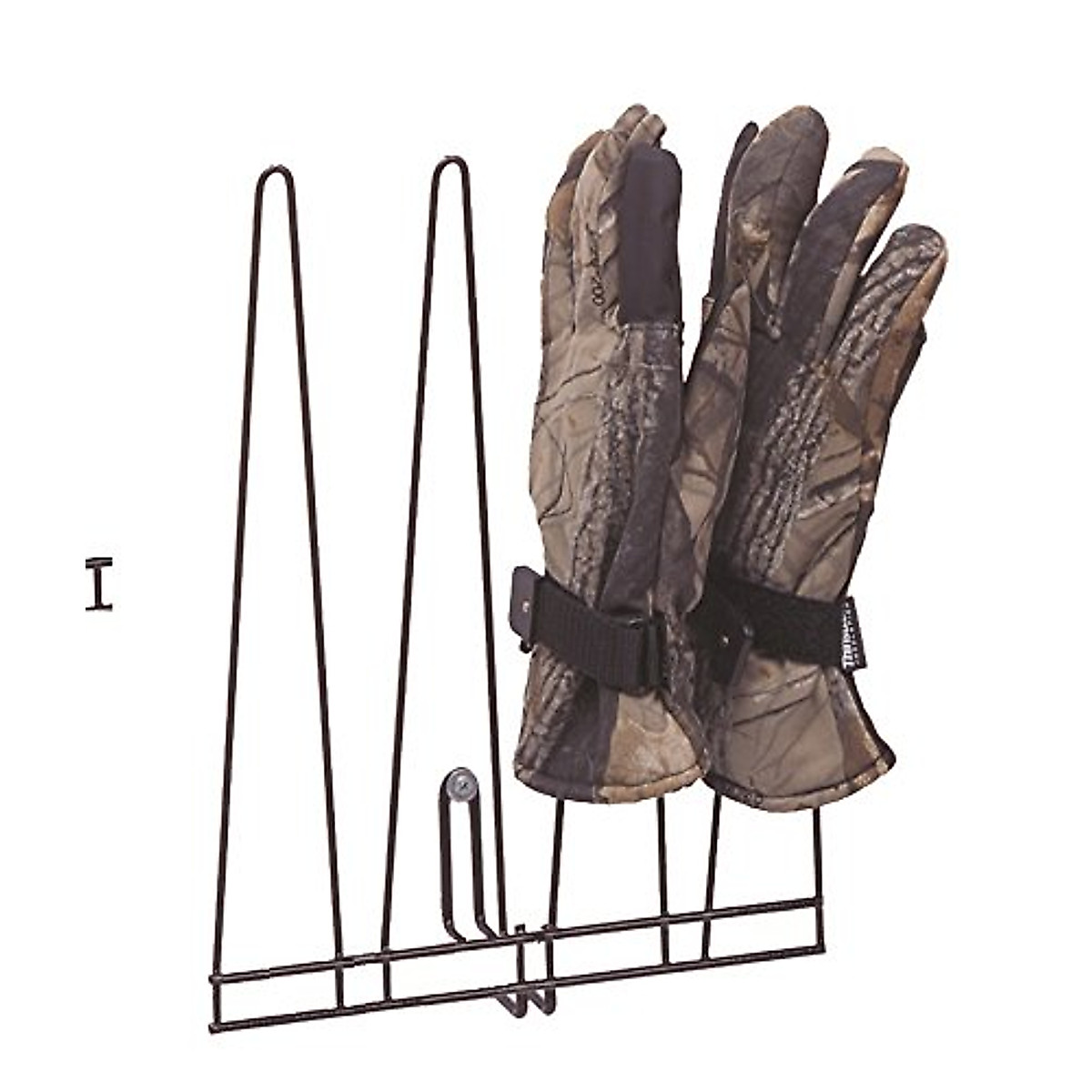 Rack'Em Glove Drying Rack - Wall Mount Dryer Racks for Hats, Gloves, Socks - Mitten Tree - 2 Pair Mounted Organizer