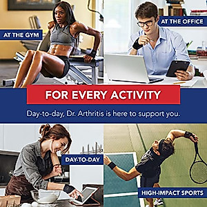 Dr. Arthritis Doctor Developed Copper Wrist Brace/Wrap for Carpal Tunnel Support, Wrist Splint Brace -F.D.A. Medical Device & Doctor Handbook-Night Support for Women Men-Right & Left hands (Single)