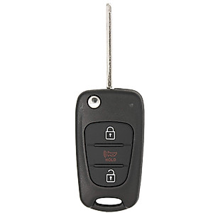 Keyless2Go Replacement for Keyless Entry Remote Head Flip Car Key Fob for Kia Soul Vehicles NYOSEKSAM11ATX (AM F L) 95430-2K340