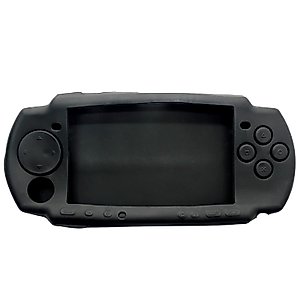 OSTENT Soft Protector Silicon Travel Carry Case Skin Cover Pouch Sleeve for Sony PSP 2000/3000 Color Black