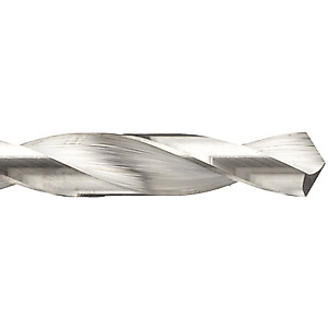 YG-1 D5412 Carbide Twist Jobber Drill Bit, Uncoated Finish, Straight Shank, Slow Spiral, 118 Degree, #18 Size, 21/128" Diameter x 2-3/4" Length (Pack of 1)