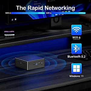 Intel NUC 11 NUC11PAHi7 Panther Canyon Mini PC, i7-1165G7, 32GB RAM, 1TB SSD, Mini Computers Windows 11 Pro for Business Home Office, Support 8K/WiFi 6/4K Quad Display/Bluetooth 5/Thunderbolt 3