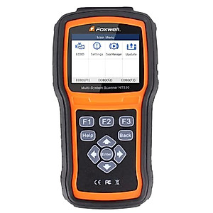 FOXWELL NT530 for Porsche - All Systems, All Maintenance Service - Bidirectional Diagnostic Scan Tool OBD2 Scanner Automotive Code Reader ABS Bleed SRS Airbag SAS TPMS TPS EPB Oil Reset CKP