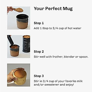 MUDWTR Original (30 servings) - Organic Blend of Cacao, Beneficial Mushrooms, and Chai Masala - Natural Energy, Focus, & Immunity, No Jitters - Coffee Substitute