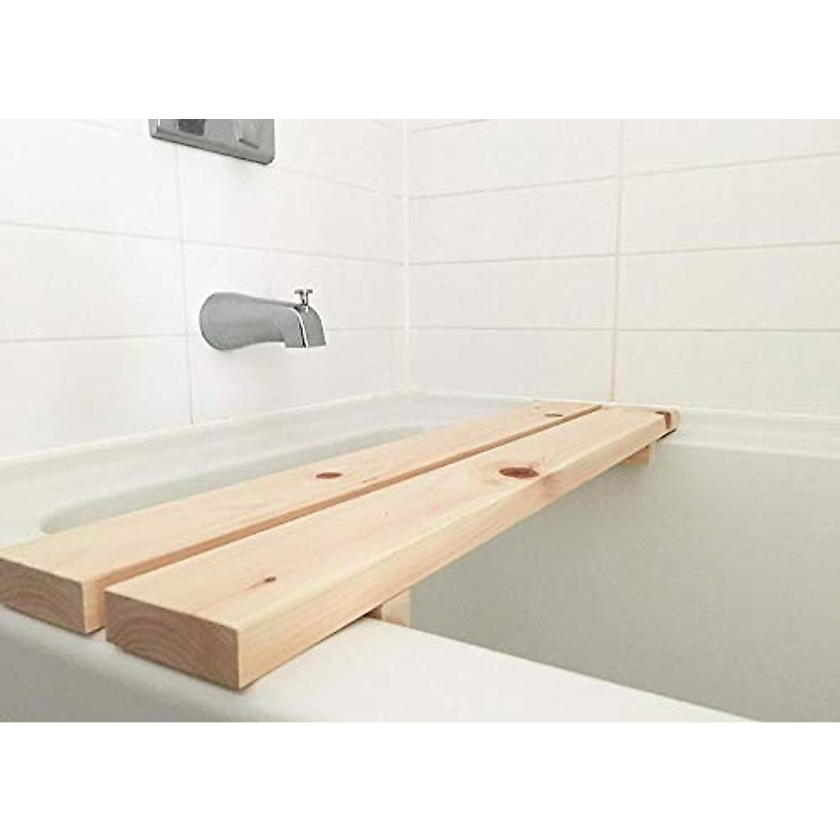 Bathtub Bench/Caddy Made from Hinoki Japanese Cypress Wood