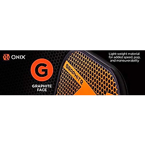 Onix Z5 Graphite Pickleball Paddle (Blue) with Cushion Grip and Blue Paddle Cover