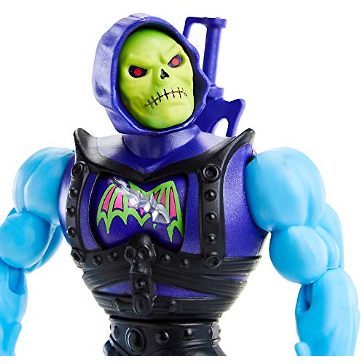Masters of the Universe Origins Deluxe Skeletor Action Figure, 5.5-in Battle Character for Storytelling Play and Display, Gift for 6 to 10-Year-Olds and Adult Collectors