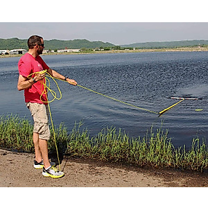 Jenlis Razer Rake - Collapsible All-Purpose Aluminum Lake and Landscape Weed Rake