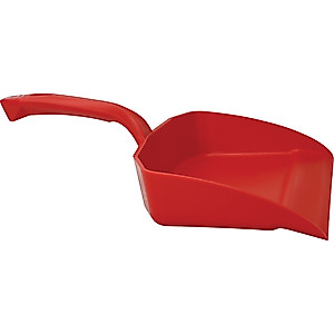 Vikan 56604 Dust Pan,11.5",PP,Red