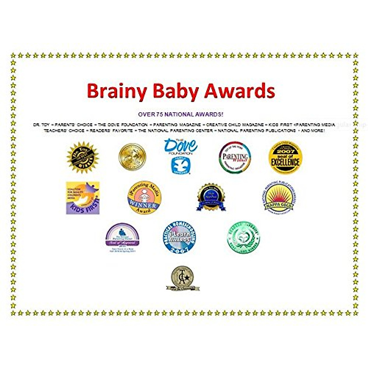 Brainy Baby ABCs Introducing the Alphabet A to Z Deluxe Edition - DVD, Board Book and Flashcards: Set of 3