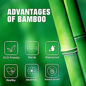 WTZ Corner Shelf, 5 Tier Bookshelf, 70.8 Inch Tall Bookcase, Open Ladder Book Case, Modern Bamboo Corner Storage Bookshelf Stand in Living Room, Bedroom, Office, Kitchen, White