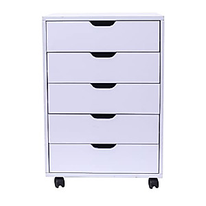 ZSEDP 5 Layers Storage Cabinet for Clothes Durable Wardrobe Closet Drawers for Office Bedroom Home Furniture Storage Organizer