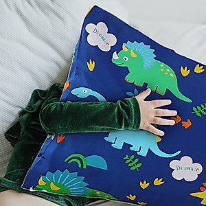 Cloele Body Pillow Cover Microfiber Long Pillow Cases Full Length Pillow Case - 20x54 inches Cartoon Dinosaur Ultra Soft Body Pillowcase with Hidden Zipper Body Pillow Pillowcases