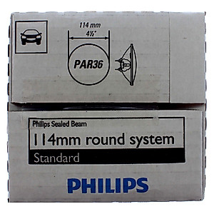 Philips 4411C1 Standard Incandescent Sealed Beam headlamp, 1 Pack
