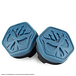KontrolFreek Call of Duty Modern Warfare Performance Thumbsticks for PlayStation 4 (PS4) | 2 Mid-Rise, Convex | Blue/Black