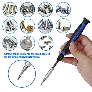 Kaisi 136 in 1 Electronics Repair Tool Kit Professional Precision Screwdriver Set Magnetic Drive Kit with Portable Bag