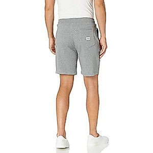 Quiksilver mens Essentials Terry Fleece Sweat Shorts, Light Grey Heather Essentials Short Terry, Large US