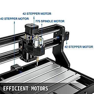 VEVOR CNC 3018-PRO Router Machine 3 Axis GRBL Control with Offline Controller Plastic Acrylic PCB PVC Wood Carving Milling Engraving Machine XYZ Working Area 300x180x45mm