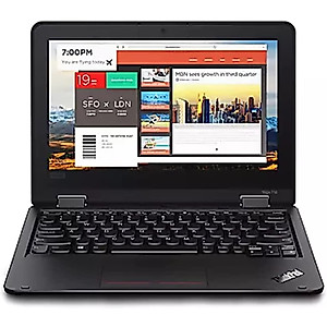 Lenovo ThinkPad Yoga 11E 2-in-1 11.6'' HD Touchscreen Laptop PC, Intel Celeron N4120 Processor, 4GB RAM, 128GB SSD, Webcam, Stereo Speakers, USB-C, HDMI, WiFi, Windows 10 Pro + Accessories