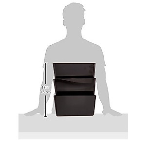 DEFLECT-O Conversion File Jackets And Pockets, (DEF93604), Black, Pack of 1