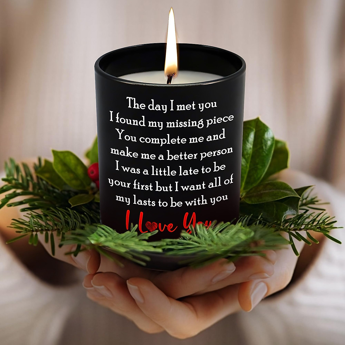 GAUDORA Wedding Gifts for Him, Her - Anniversay, Christmas, Birthday, Valentine Gifts for Couples, Boyfriend, Girlfriend, Husband Wife Engagement Gift Ideas - Vanilla Lavender Scented Candles 10 oz