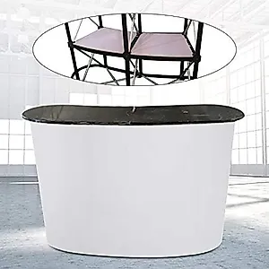 Church Pulpit Church Podium - Portable Trade Show Counter, Pop Up Display Table Speech Stand, Exhibition Salon Reception Desk, Shopping Mall Store Display Stand,A