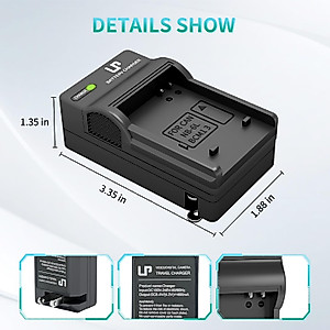 LP NB-6L NB-6LH Battery Charger, Camera Charger for Canon PowerShot S120, SX170 is, SX260 HS, SX280 HS, SX500 is, SX510, SX520, SX530, SX540 HS, SX600 HS,SX610 HS& More