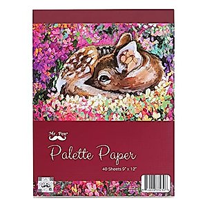 Mr. Pen- Palette Pad, 9"x12", 40 Sheets, Palette Paper, Paint Pad, Acrylic Paint Paper, Drawing Paper, Painting Paper, Disposable Paint Palette Paper, Oil Paint Palette, Watercolor Palette Paper