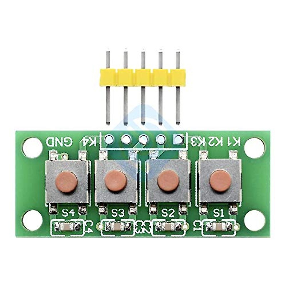 5Pin 1x4 4 Keys Button Keypad Keyboard Breadboard Module for Arduino DIY KIT Universal for Curriculum Graduation and Experiment
