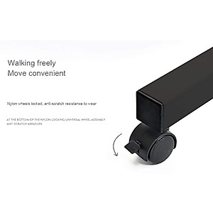 SogesGame Side Table,31.5in/21.6in Adjustable Laptop Stand Portable Cart Tray Bedside Computer Table,Sofa Side Bed Table with Wheels