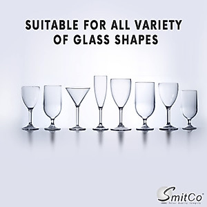 Wooden Wine Glass Holder for Under Cabinet | Under Shelf Kitchen Stemware Rack | Wood Holding Rack for Wine Glasses and Stemware| Stemware and Glassware Hanger and Organizer- Stores Up to 12 Glasses