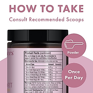 Bark & Whiskers Detox Support for Dogs & Cats, 1.8 Oz. (52.3 g), Promotes Healthy Liver & Kidney Function, Veterinarian Formulated, Non-GMO, Dr. Mercola