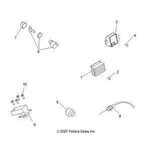 Polaris ATV Module Controller, 330, Genuine OEM Part 4011831, Qty 1