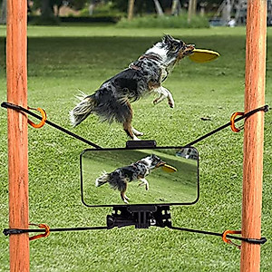 fotoconic Backstop Chain Link Fence Mount Holder Compatible with GoPro, Insta360 One X2, Smart Phones, Mevo Star and Other Action Cameras for Recording Baseball Basketball Softball and Tennis Game