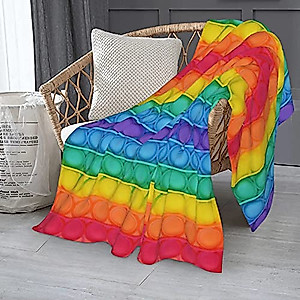 Ultra-Soft Blanket 3D Printing Flannel Throw Blanket for Couch Sofa Bed Throw Size Super Cozy and Comfy for All Seasons 1-50"x40"