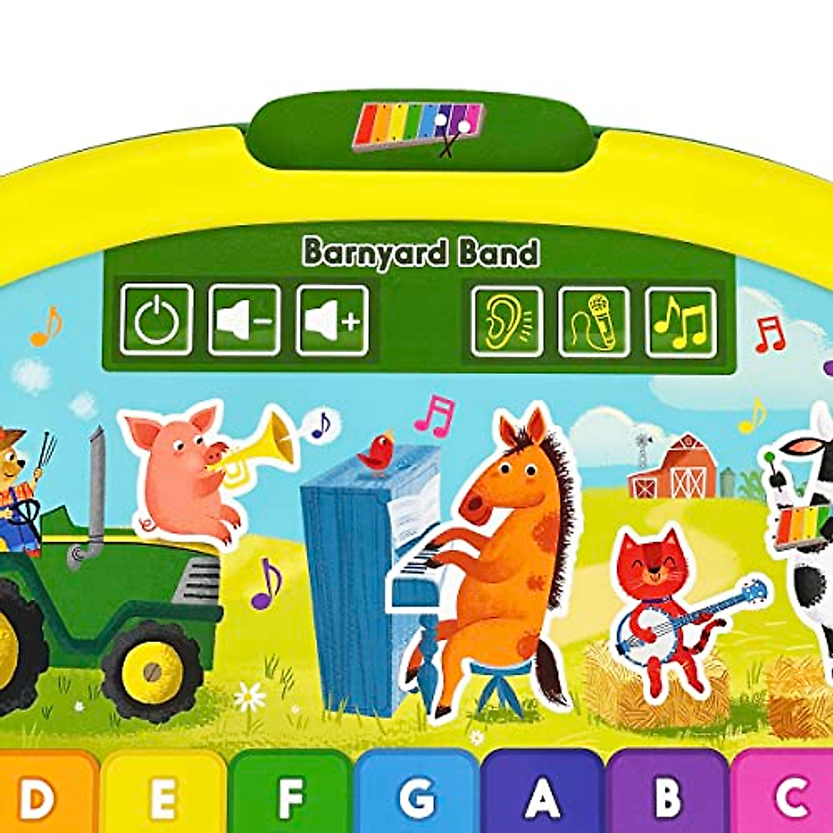 John Deere Kids Early Learning Activity Tablet - Read, Play, Press & Learn Electronic Activity Pad Reader With Removable Cards for Toddlers, ... & Answer Activity Desk (Press, Play & Learn)