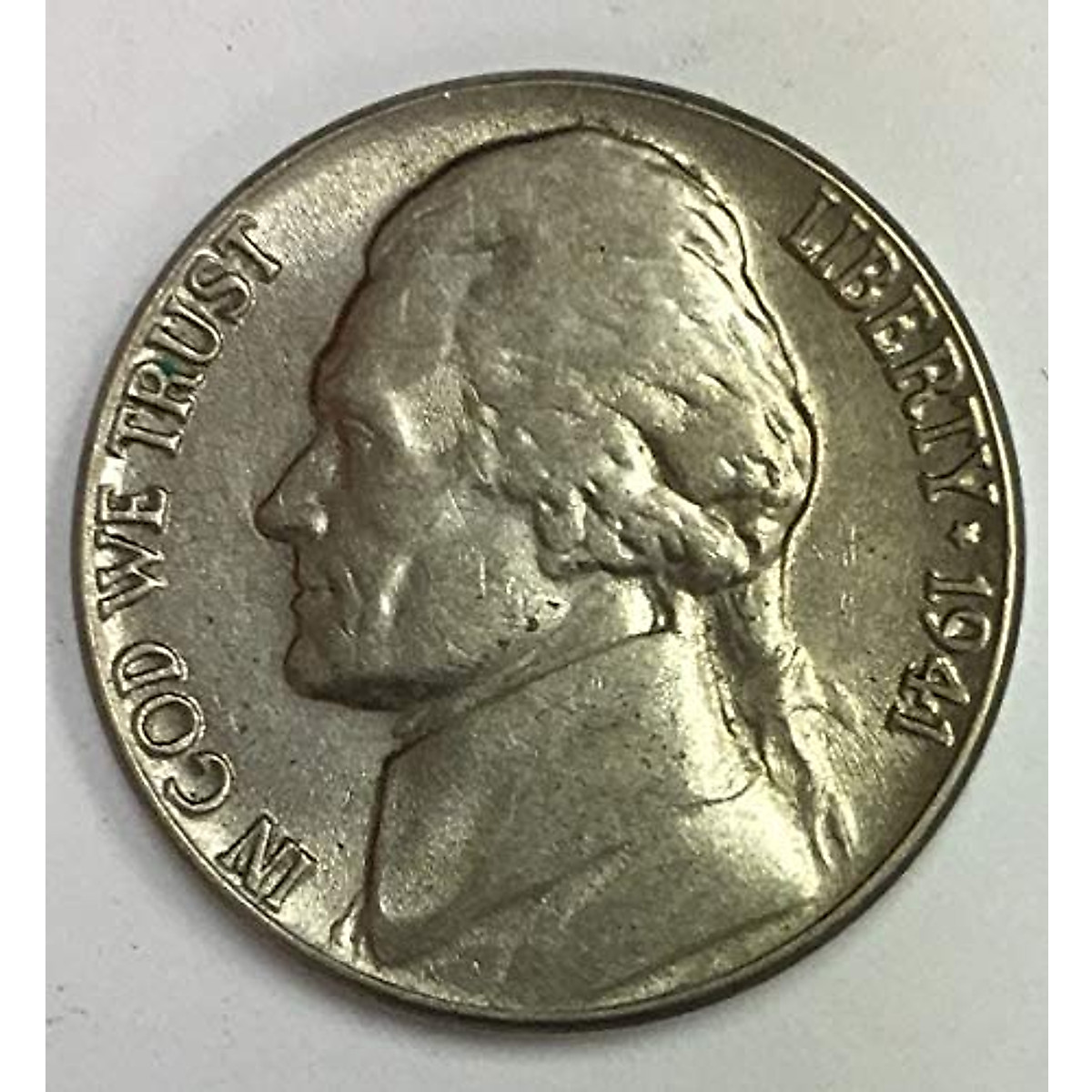 1941 P Jefferson Nickel Average Circulated F-VF