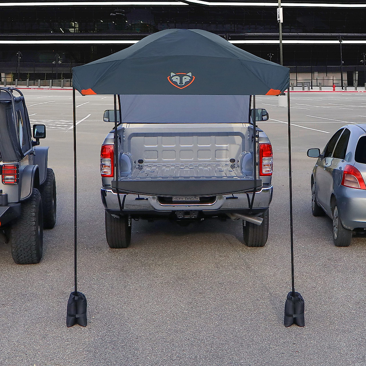Rightline Gear Universal-Fit Truck Tailgate Portable Canopy Tent, 9.5 by 6 by 8.5 Feet,Blue