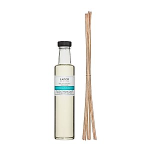LAFCO New York Reed Diffuser Refill, French Lilac - 8.4 oz - Up to 4-Month Fragrance Life - Includes Natural Wood Reeds - Free of Dyes & Propellants - Made in The USA