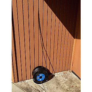 Elite Cat8 250ft Outdoor/Indoor Cable, UV Resistant, 40Gb, 2000MHz, CMR/Riser + UV/Outdoor, High Speed, Pure Solid Copper, Easy Pull Reel, Black