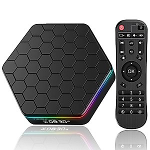 EASYTONE 2024 Android TV Box 12.0, Android Box TV 4GB 64GB Allwinner H618 Quad core 6K TV Box with 2.4/5GHz Dual-WiFi 6K UHD WiFi 6 BT5.0 Ethernet 100M Smart TV Box Android