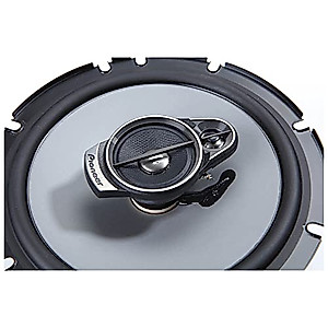 PIONEER TS-A652F A Series 6-1/2" 3-Way, 320 W Max Power, Carbon/Mica-Reinforced IMPP Cone, 11mm Tweeter and 1-5/8" Cone Midrange - Coaxial Speakers (Pair)