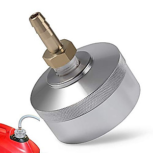 Yoursme Generator Extended Run Fuel Cap Fit for Yamaha EF2000is, EF1000is, Coleman pm2000i, Powerhorse 2000, Ai Power sua2300i Aluminum Silver
